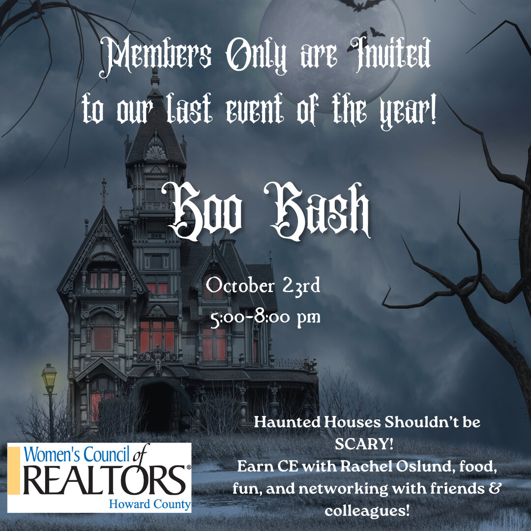 Boo Bash-Don't Be Scared of Haunted Houses » Women's Council of REALTORS