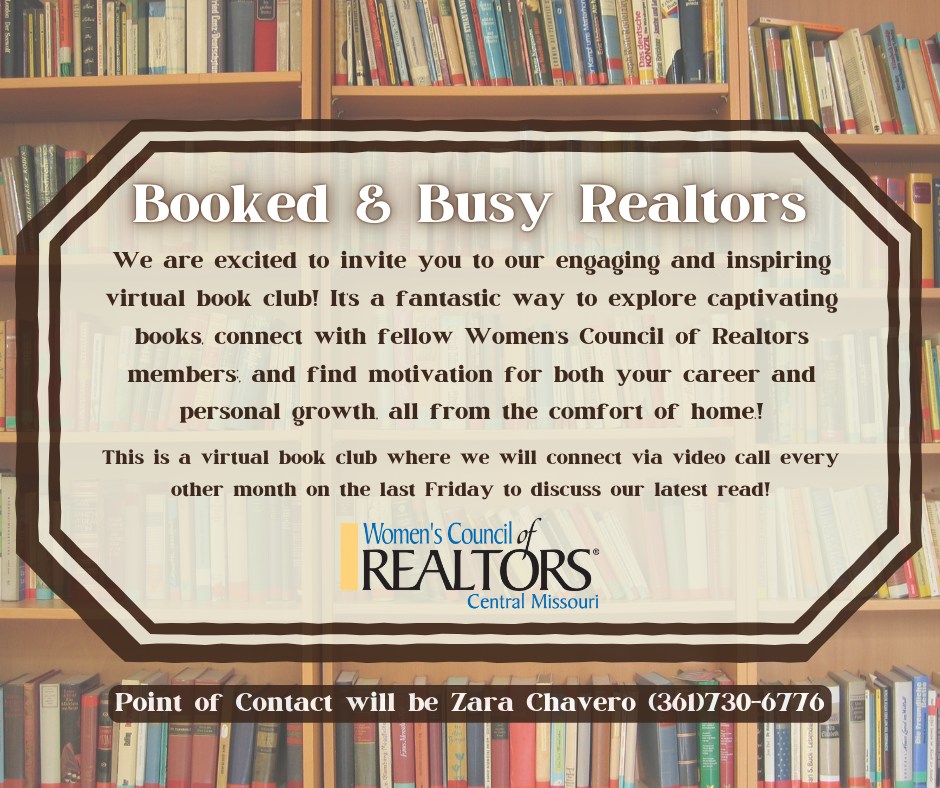 Booked & Busy - Virtual Book Club -Meets Every Other Month Last Fridays ...