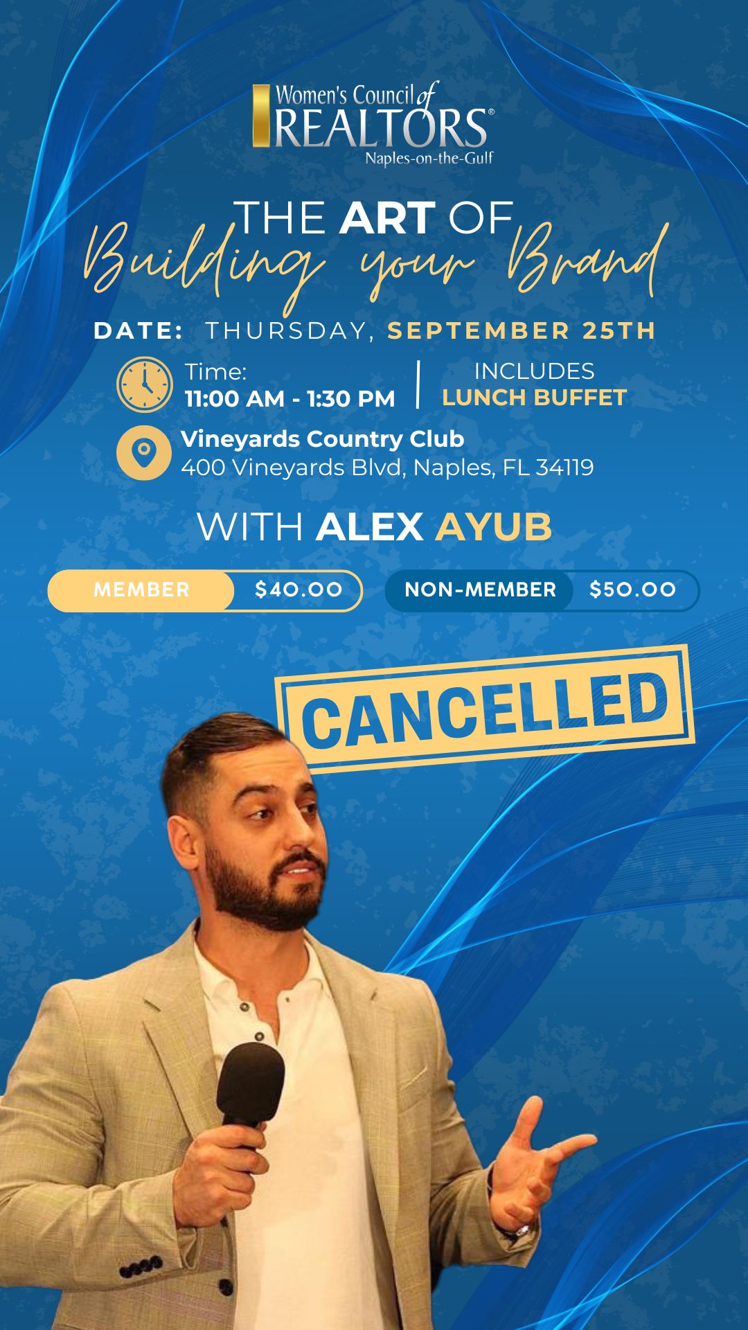 🚀 Elevate Your Brand: Exclusive Event with Alex Ayub 💫 | WCR Naples-on ...