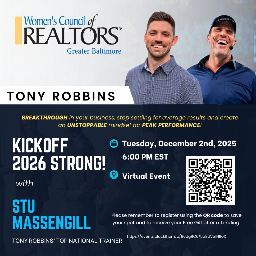 KICKOFF 2026 STRONG - a Tony Robbins Event » Women's Council of REALTORS